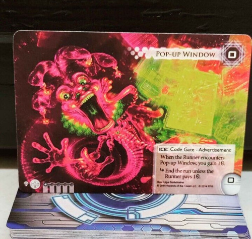 POP-UP WINDOW Organzied Play Promo Card FFG Android Netrunner LCG | eBay