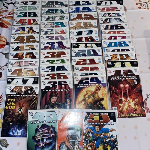 Dc Comics Countdown to Final Crisis 1-51 Full Run 2007 LOT OF 51 | eBay