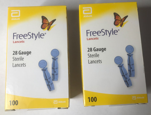 Freestyle Lancets 2 Boxes of 100 Exp. 10/2028 | eBay