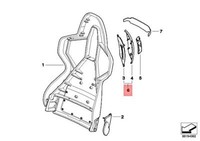 BMW OEM 11-13 550i xDrive Seat Track-Track Cover Left 52109175067 | eBay