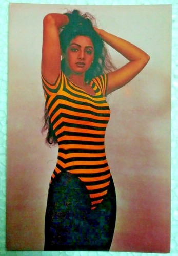 INDIA RARE PICTURE POSTCARD SRI DEVI ACTRESS ORIGINAL BOLLYWOOD # 7 | eBay