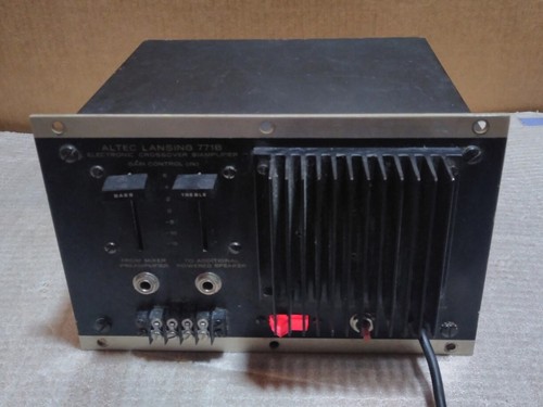 ALTEC LANSING 771 Electronic Crossover Biamplifier Untested | eBay