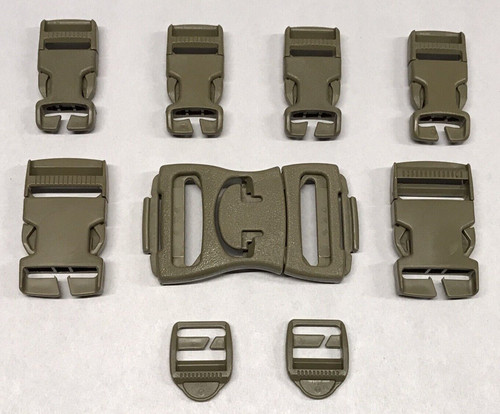 ITW Nexus Replacement Tan 499 Buckle Set for OCP Rucksack /Backpack ...