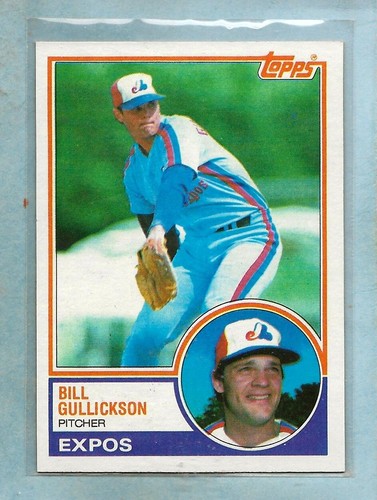 BILL GULLICKSON - 1983 Topps - #31 - Expos - Comb. Shipping - #2 | eBay