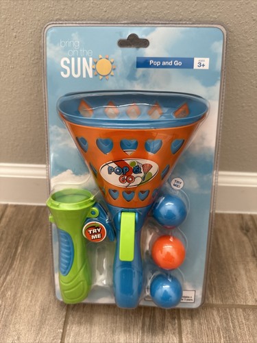 Pop 'N Catch Game Backyard, Beach, Tailgate, Kids Launcher Basket Pop ...