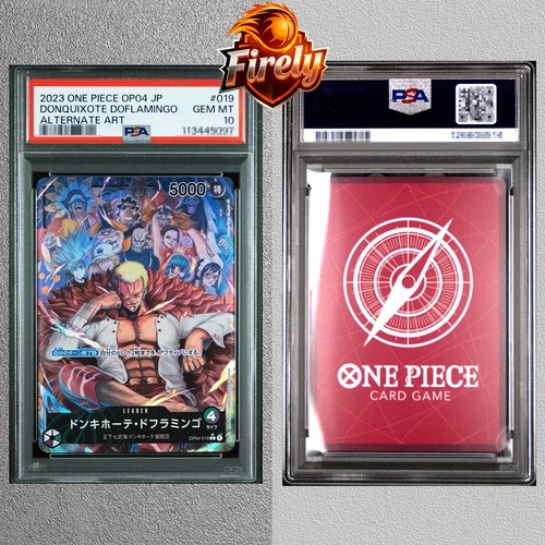 PSA 10 Donquixote Doflamingo Alt Art OP04-019 One Piece Kingdoms of ...