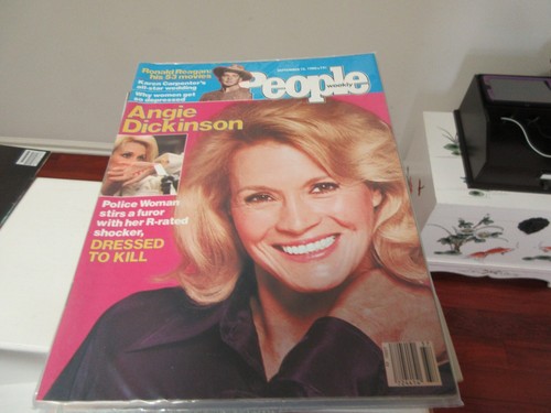 People Magazine Sept 15 1980 ANGIE DICKINSON Ronald Reagan Karen ...