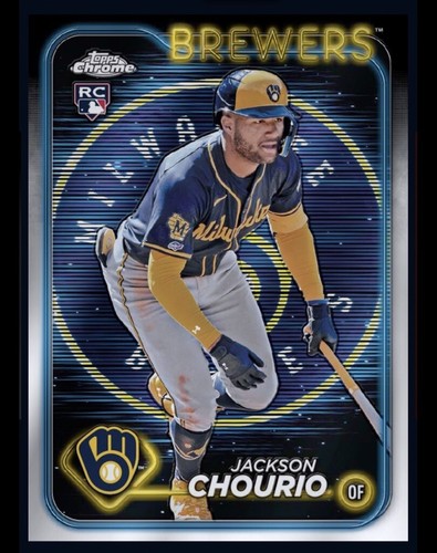 2024 TOPPS Chrome Lightboard Logo Rookie-JACKSON CHOURIO(Topps Bunt ...