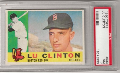 1960 TOPPS BASEBALL # 533 HIGH # LU CLINTON PSA 7 NM | eBay