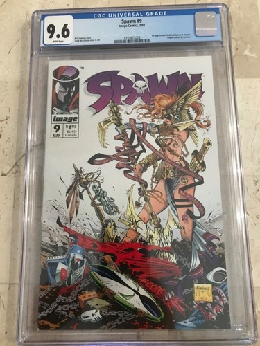 Spawn #9 Image Comics 1993 1st Appearance Medieval Spawn & Angela CGC 9 ...
