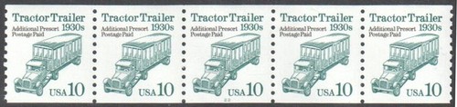 SC#2458 - 10c Tractor Trailer Coil PNC5 MNH P#22 | eBay