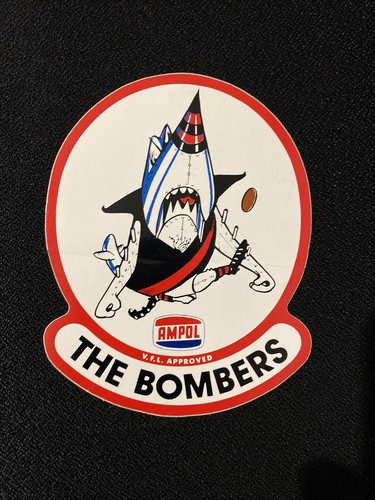 THE BOMBERS & AMPOL promo Vinyl Decal Sticker ESSENDON VFL AFL PETROL ...
