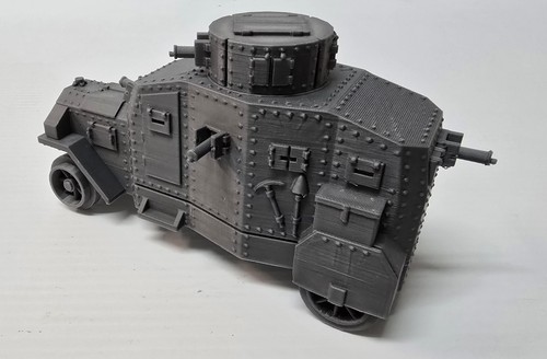 ARMIES IN PLASTIC 5986DG WWI 1:32 GERMAN EHRHARDT (EV4) ARMORED CAR ...