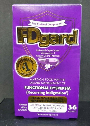 FDgard Meal Indigestion Capsules-36 Count-Exp. 11/2024 | eBay