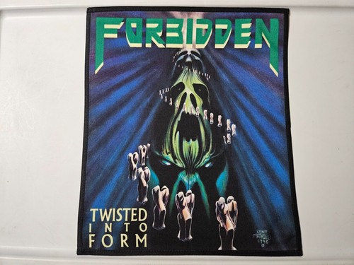 FORBIDDEN, TWISTED INTO FORM, SEW ON SUBLIMATED LARGE BACK PATCH | eBay