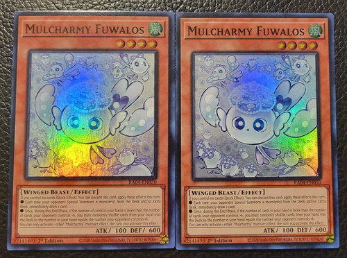 RA04-EN050 1ST ED SUPER RARE MULCHARMY FUWALOS X2 NM SET | eBay