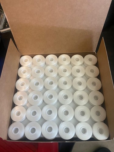 144 pcs Sideless Bobbins for Brother, Tajima, SMF Embroidery | eBay