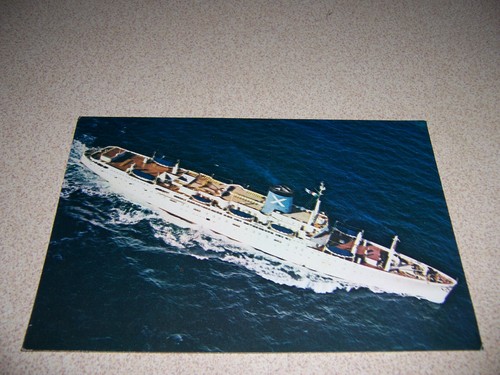 1970s TSS REGINA PRIMA, CHANDRIS CRUISE LINE SHIP VTG POSTCARD | eBay