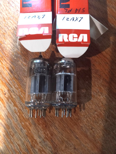 Pair RCA 12AX7A Tubes, Short Grey Plates, Tested | eBay