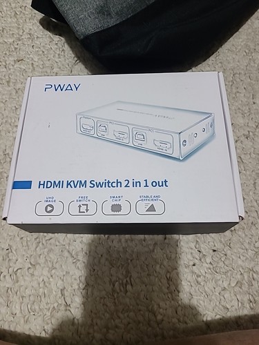 PWAY HDMI KVM Switch 2 in 1 Out Model PW-S7206H New | eBay