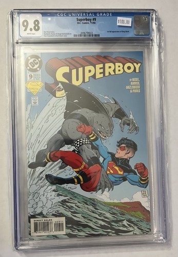 Superboy #9 CGC 9.8 - HIGHEST GRADED - 1st FULL appearance of King ...