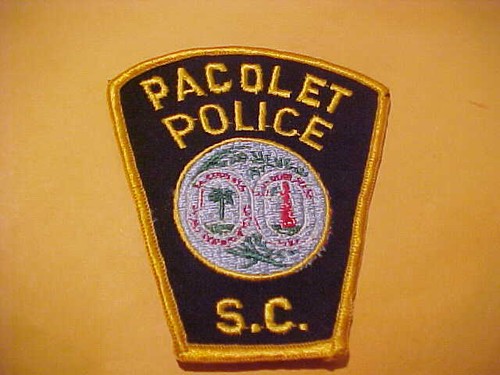 PACOLET SOUTH CAROLINA POLICE PATCH SHOULDER SIZE UNUSED | eBay