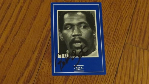 Bubba Smith Autographed Hand Signed Card Police Academy Baltimore Colts ...
