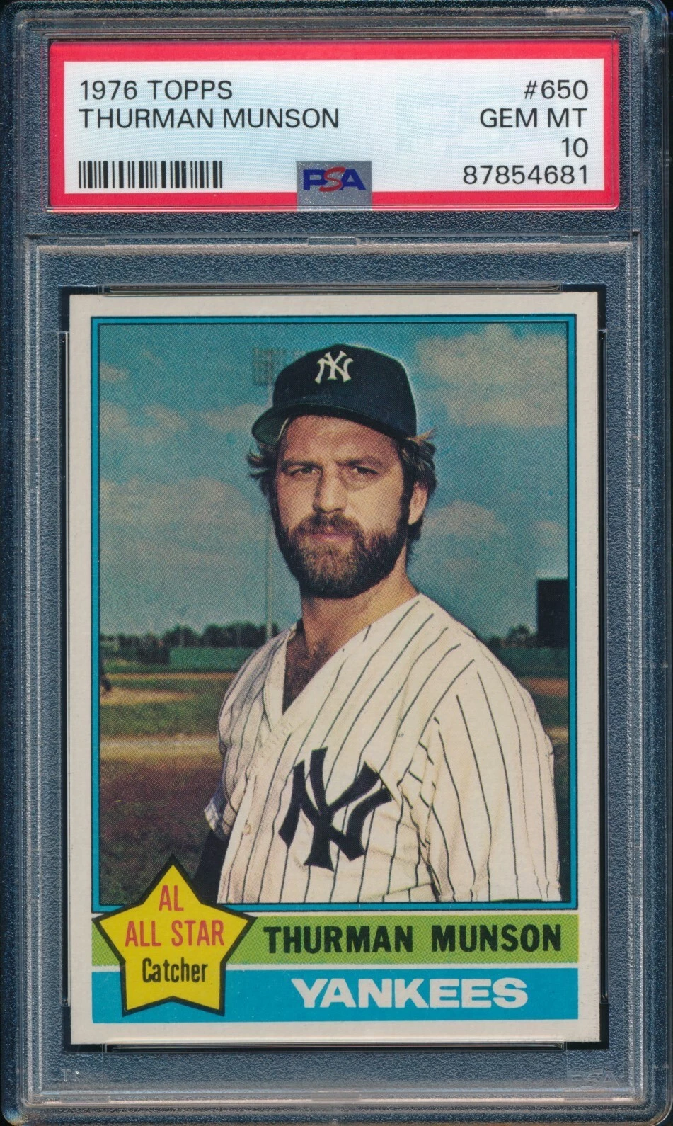 Thurman Munson 1976 Topps #650 Base Price Guide - Sports Card Investor