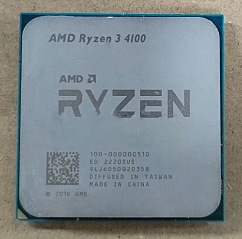 AMD Ryzen R3 4100 4-core 8-thread 65W 4MB AM4 3.80GHZ CPU processor | eBay