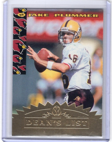 JAKE PLUMMER 1997 Score Board NFL Rookies DEAN'S LIST ROOKIE CARD #1 ...