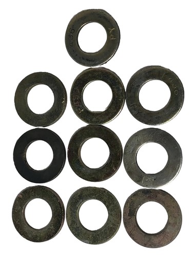 F436 Py 1-3/4" OD X 15/16" ID X 5/32" Zinc Grade 8 Washer - Lot of 10 ...