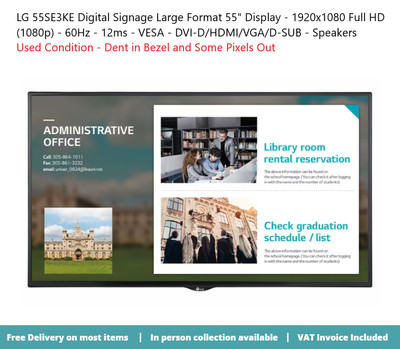 50 in and Larger Computer Monitors for sale | eBay