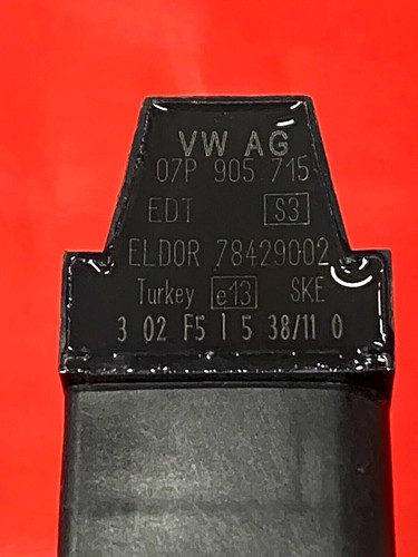 OEM Ignition Coil Audi. 07P 905 715 for Audi A8 Quattro 2016-2012. 6.3L ...