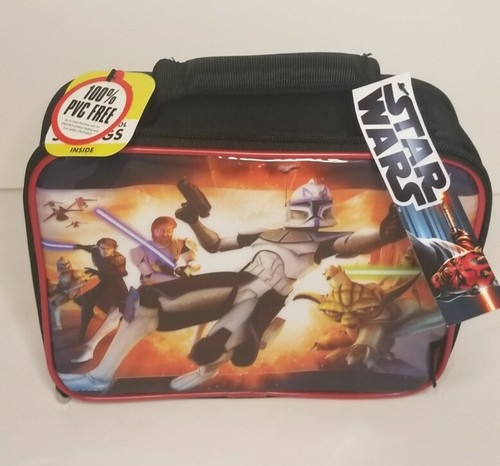 Disney Parks Star Wars Clone Wars Lucas Films Soft Insulated Lunch Box ...