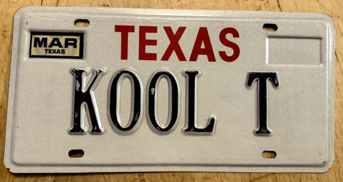 TXS VANITY LICENSE PLATE " KOOL T " TX COOL FORD MODEL T HOT ROD | eBay