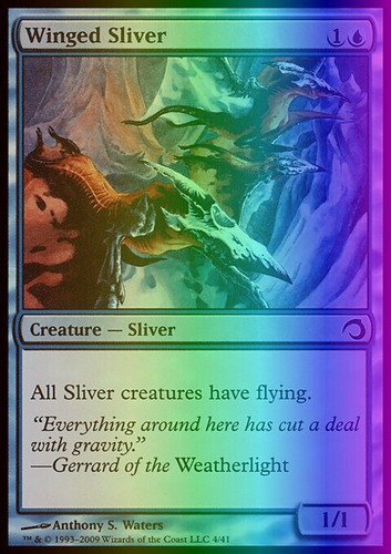 MTG Magic the Gathering Winged Sliver (4/41) PDS Slivers LP FOIL | eBay