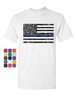 Thin Blue Line Desert Sand Mens Police Law Enforcement T-Shirt Rothco ...
