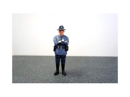 American Diorama State Trooper Tim Figure For 1:18 Diecast Model Cars ...