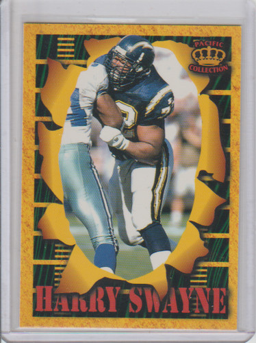 1996 Pacific Invincible Smash-Mouth Insert SM152 Harry Swayne San Diego ...