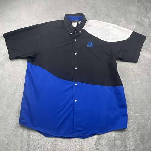 Speed Zone Race Gear Shirt 2007 Mens Sz XL Blue Black Color Block ...