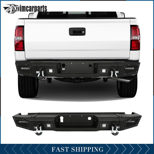 For 2014-2015 GMC Sierra 1500 Super Duty Rear Bumper with LED Lights ...