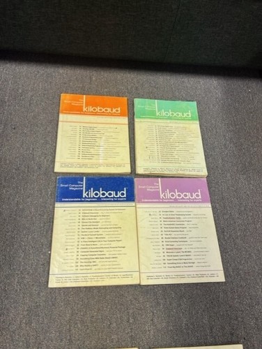 Lot Of 4 1978 Kilobaud Magazine Small Computer Magazine Issues. Lowest Price!! | eBay