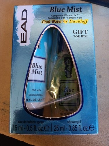 EAD Blue Mist Cool Water Perfume & Shower Gel Travel Size NIB Free ...