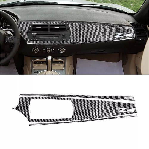 3Pcs Carbon Fiber Interior Main Dash Panel Cover Trim For BMW Z4 E85 ...