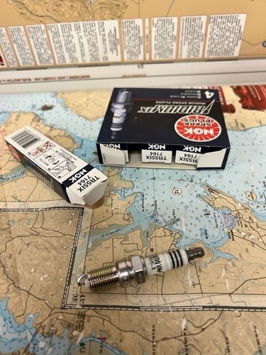 NGK pack of 4 #TR55IX Spark Plug 7164 | eBay