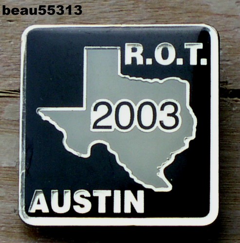 ⭐2003 ROT "REPUBLIC OF TEXAS" AUSTIN TEXAS BIKE RALLY HARLEY BIKER PIN ...