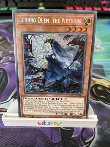 CYAC-EN011 Guiding Quem, the Virtuous : Secret Rare Card : 1st Edition ...