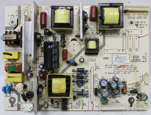 40" ELEMENT LCD TV ELDFT406 POWER SUPPLY BOARD LK-PI400112Z | eBay