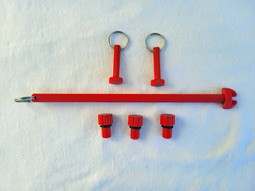 Hobie Tandem & Adventure Island Rudder/Haka Shear Pin & Drain Plug Kit | eBay