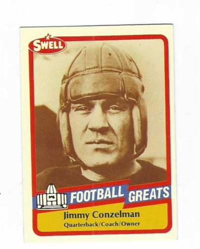 1989 SWELL FOOTBALL GREATS JIMMY CONZELMAN #34 | eBay
